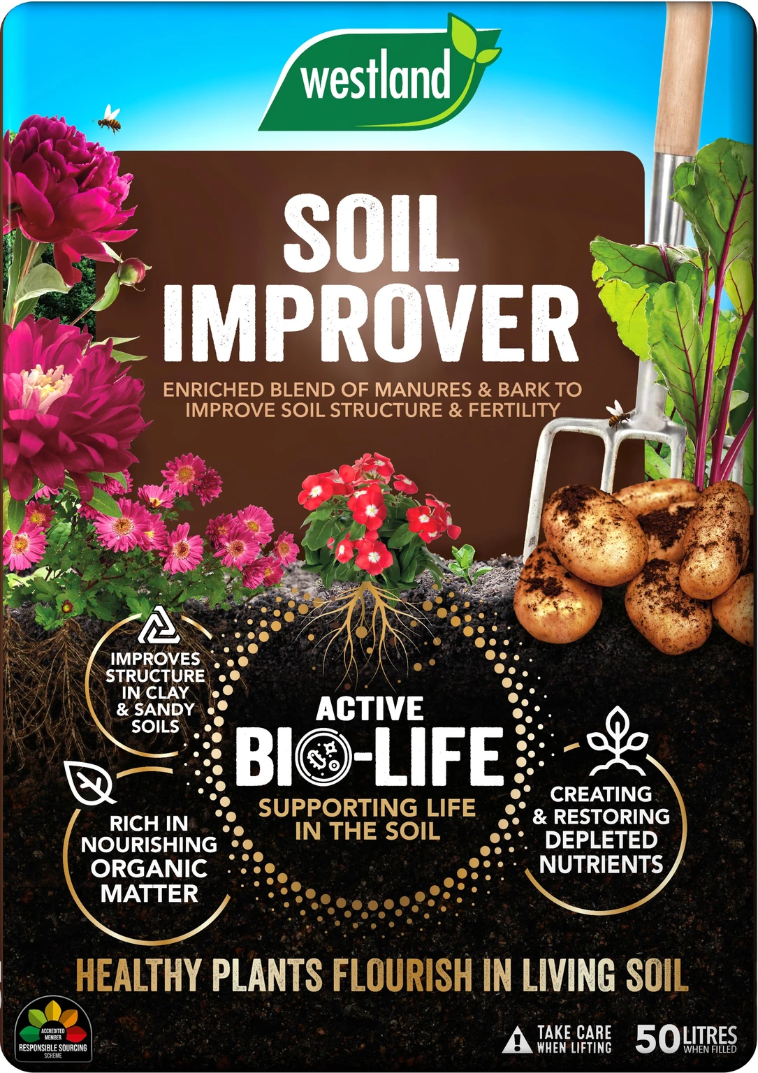 Bio-Life Soil Improver 50ltr - Henry Street Garden Centre
