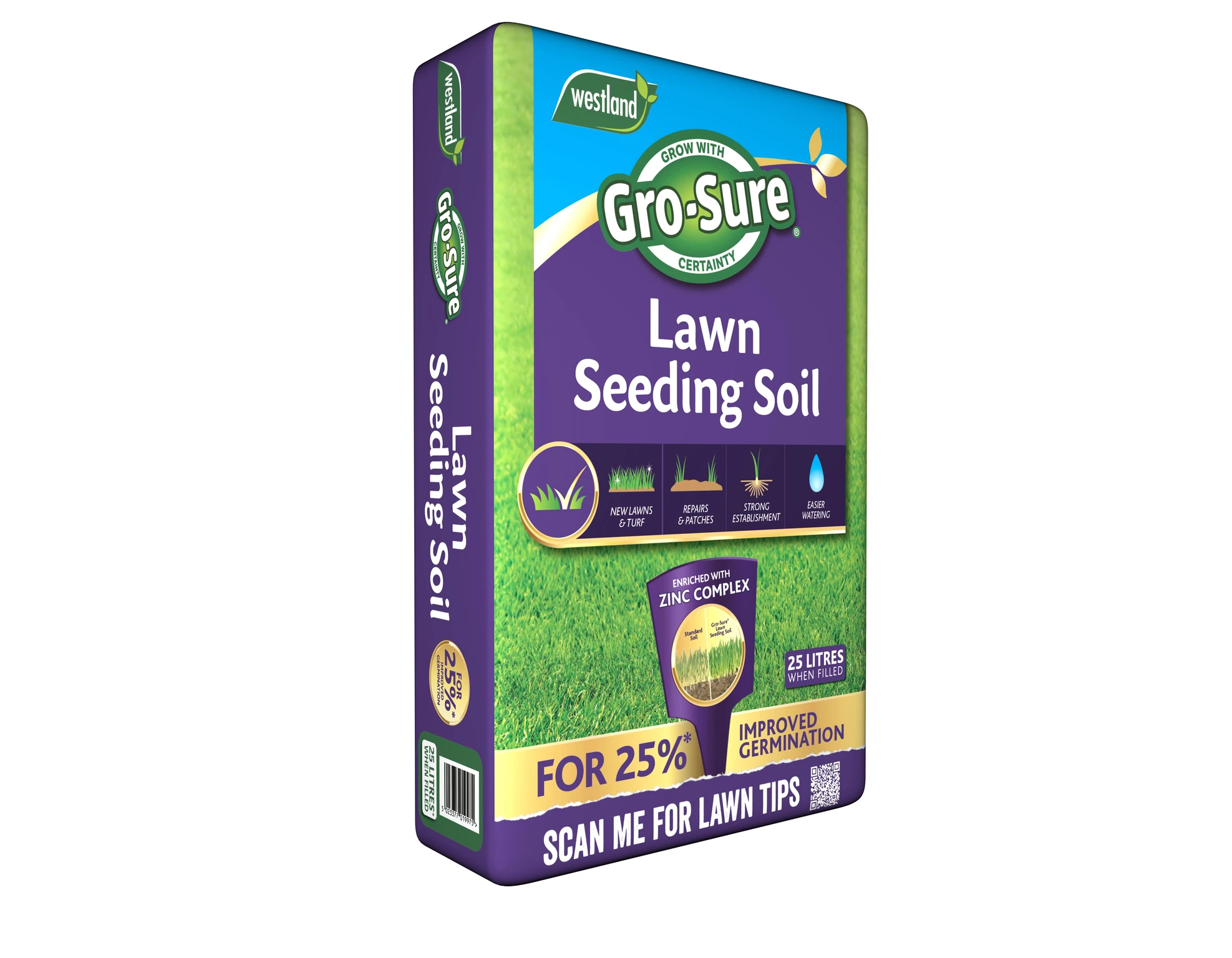Lawn Seeding Soil 30L - Henry Street Garden Centre