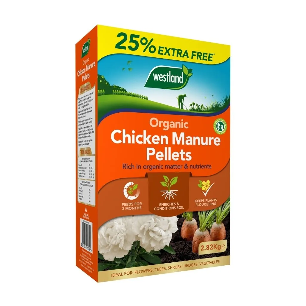 Organic Chicken Manure Pellets 2.25kg + 25% Extra Free - Henry Street ...